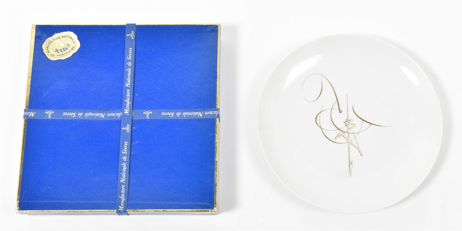 Georges Mathieu | Mathieu, G. (1921-2012). Eight various dishes (Circa ...