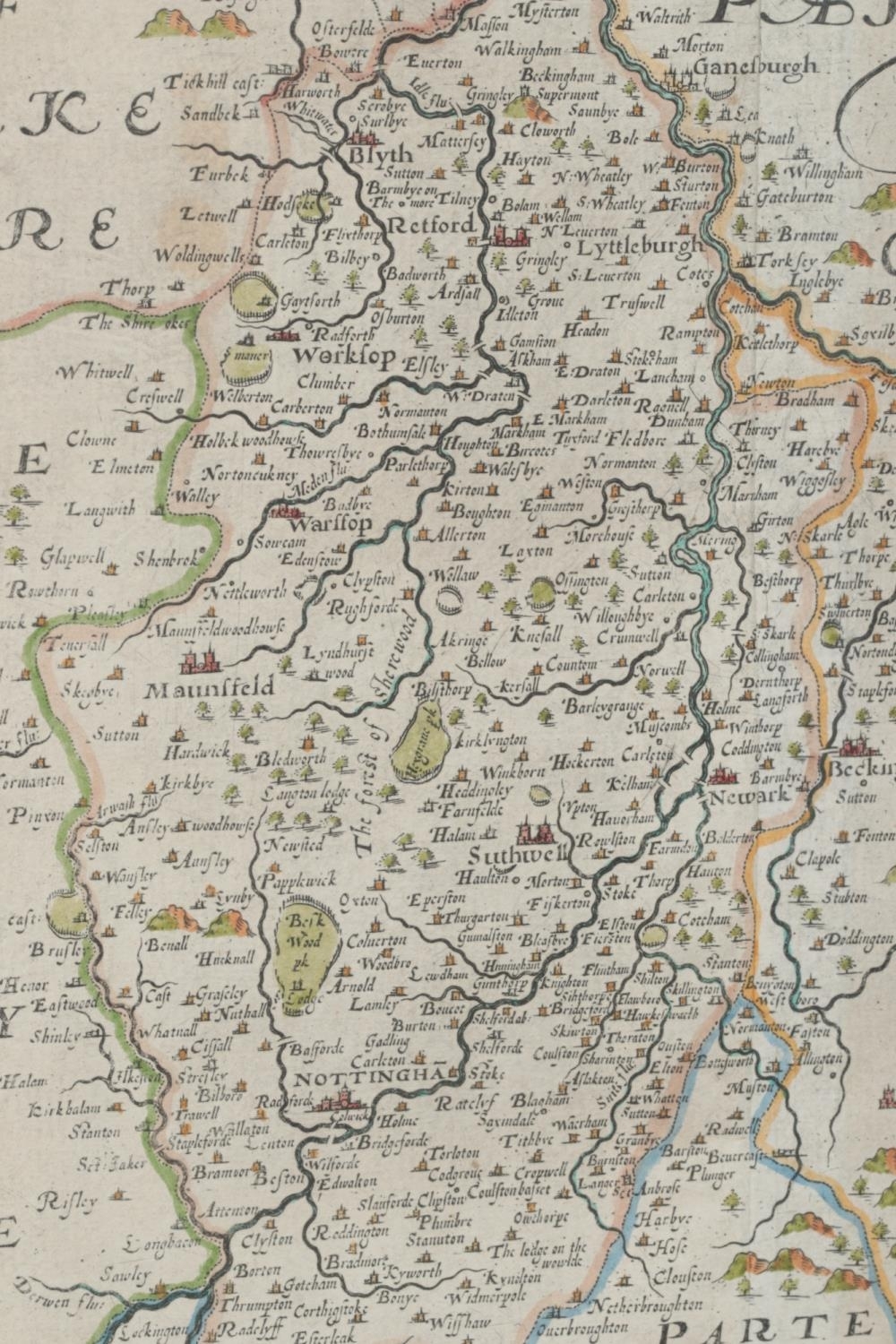 Christopher Saxton | map of Nottinghamshire | MutualArt
