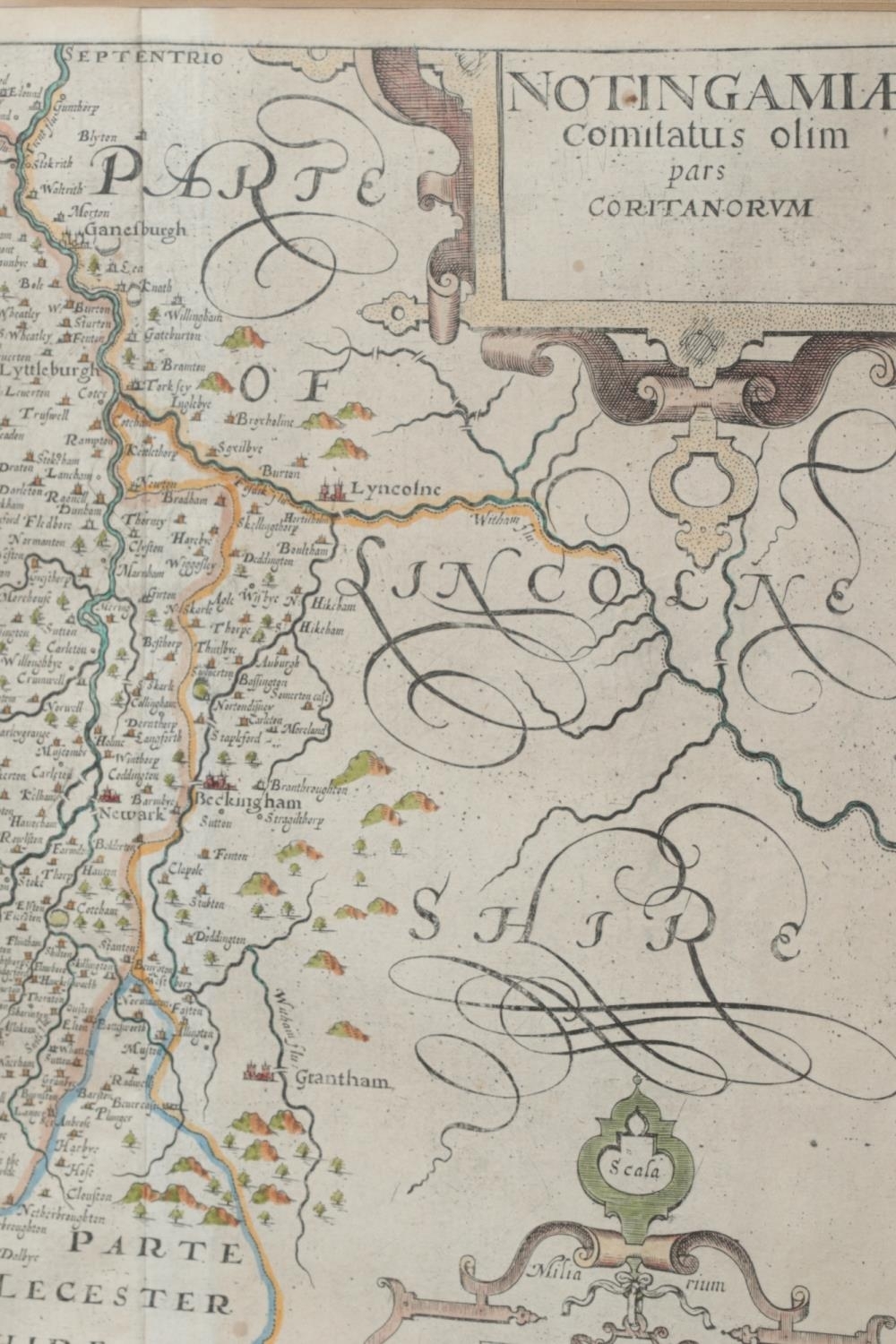 Christopher Saxton | map of Nottinghamshire | MutualArt