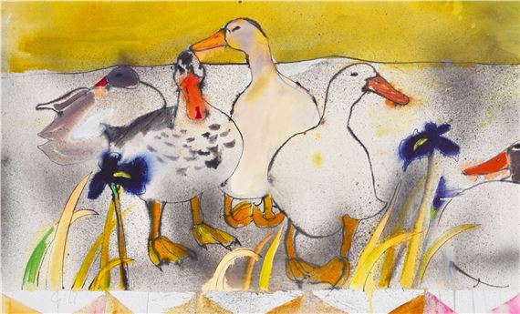 Murray Gill | Five Ducks | MutualArt