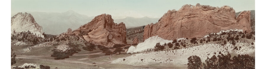 William Henry Jackson | The Gateway and Pike's Peak, circa 1900 | MutualArt