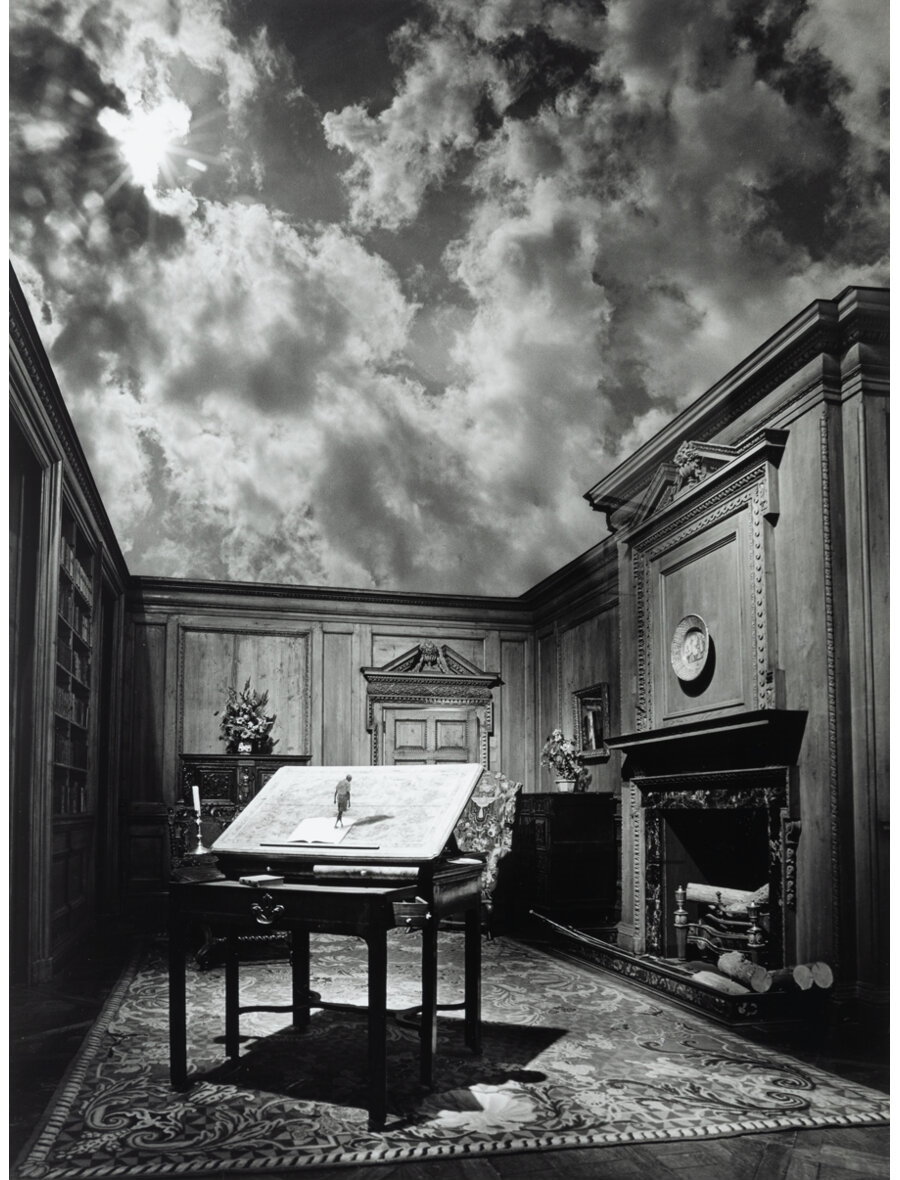 Jerry Uelsmann | Philosopher's Desk, 1976 (1976) | MutualArt