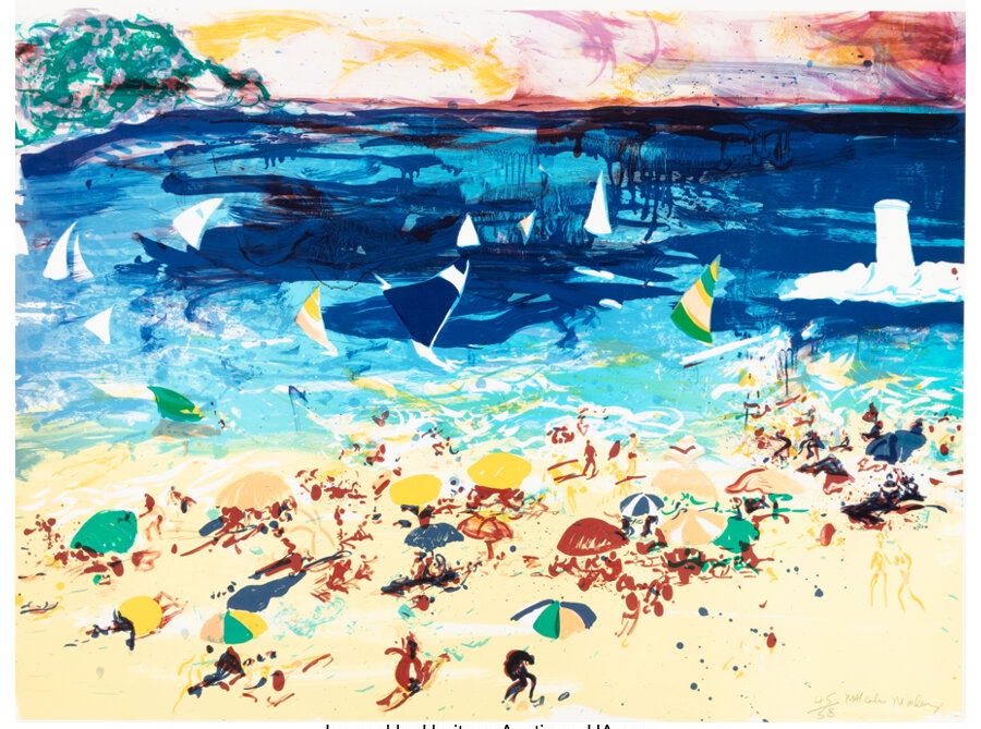 Malcolm Morley | Beach Scene, 1982 (1982) | MutualArt