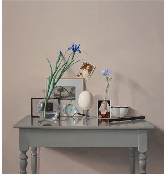 Raymond Han | Alice and Ostrich Egg (1994) | MutualArt