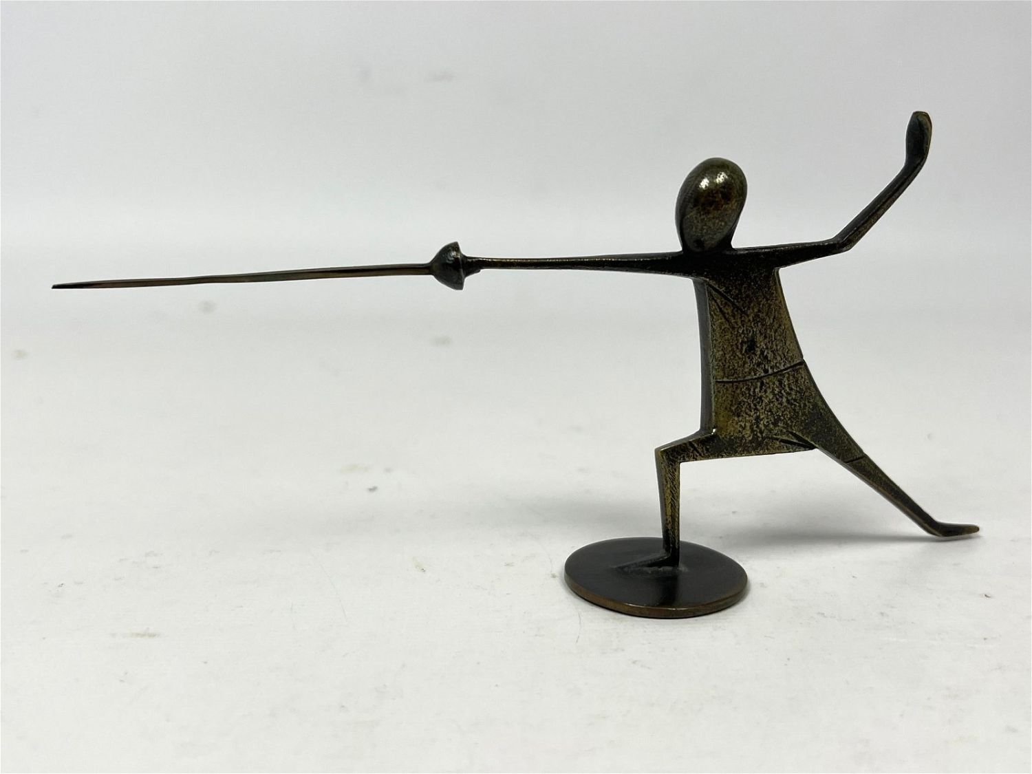 Karl Hagenauer | Rare Carl Hagenauer Fencers Austrian bronze Sculptures ...
