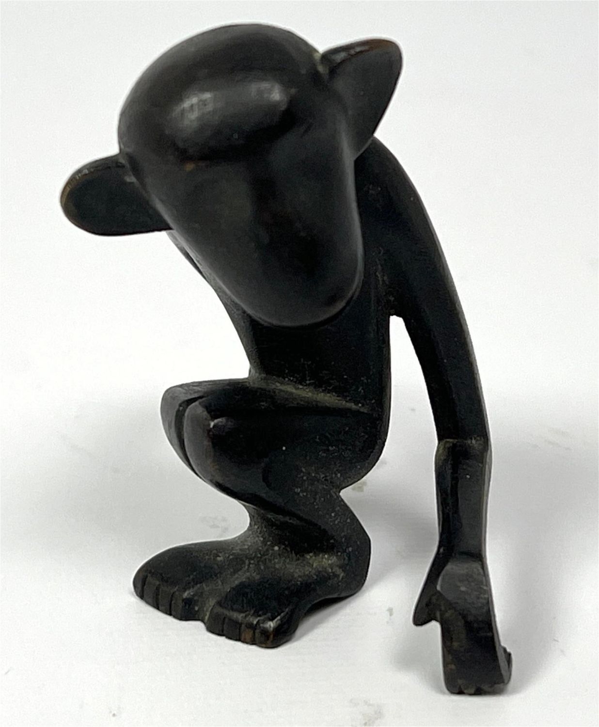 Karl Hagenauer | Austrian Bronze CARL HAGENAUER Monkey Figure Sculpture ...