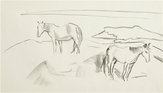 Elizabeth Rivers | Aran Horses | MutualArt