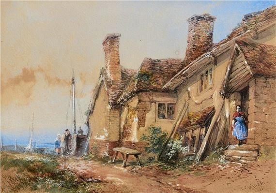 Thomas Colman Dibdin | Fisherman's Cottage (1865) (1865) | MutualArt