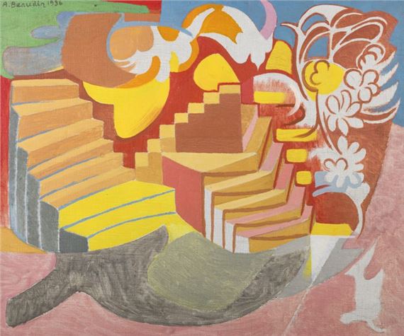 André Beaudin | The plant and the staircase (1936) | MutualArt