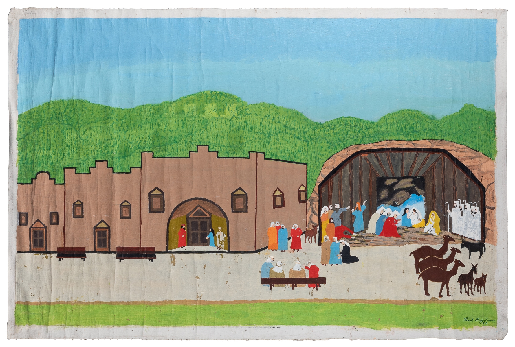 Frank Bodenheimer | Birth of Jesus or Nativity (1958) | MutualArt