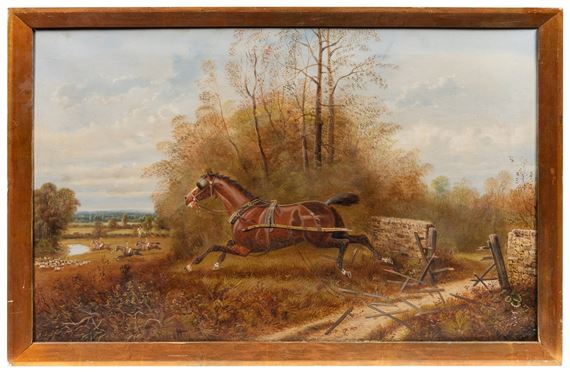 Edward Priestley | Runaway Horse (19th Century) | MutualArt