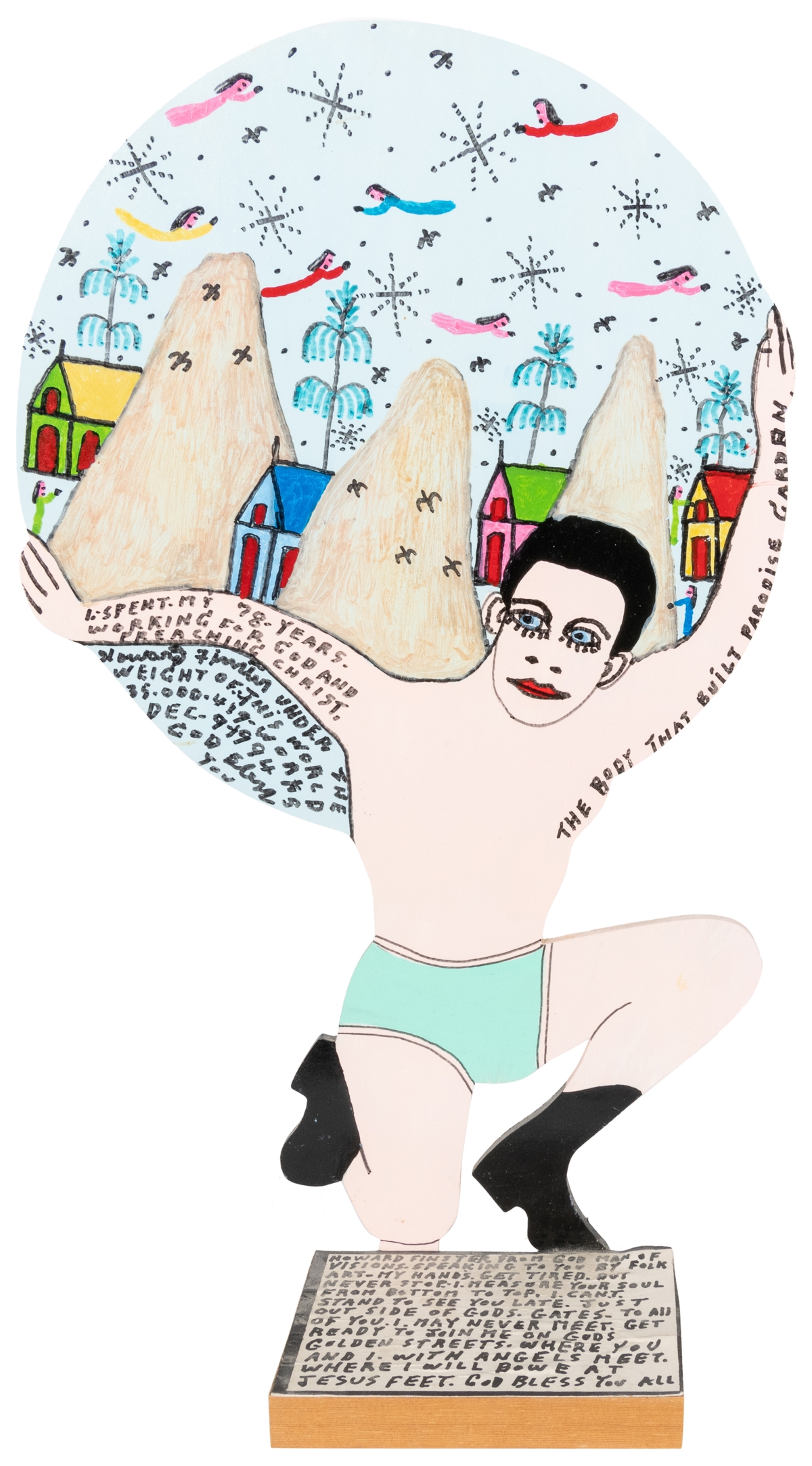 Howard Finster | Atlas - The Body That Built Parodise Garden (sic ...