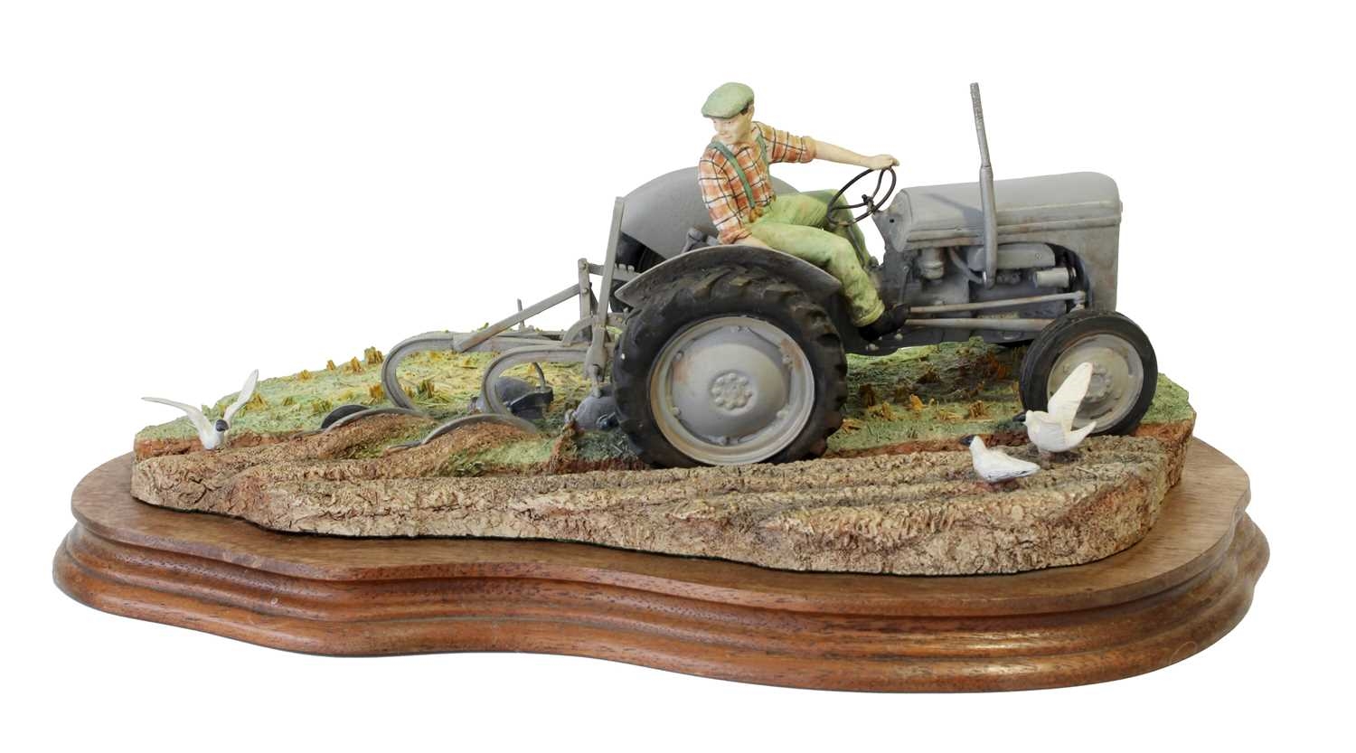 Ray Ayres | Border Fine Arts 'The Fergie' (Tractor Ploughing) | MutualArt