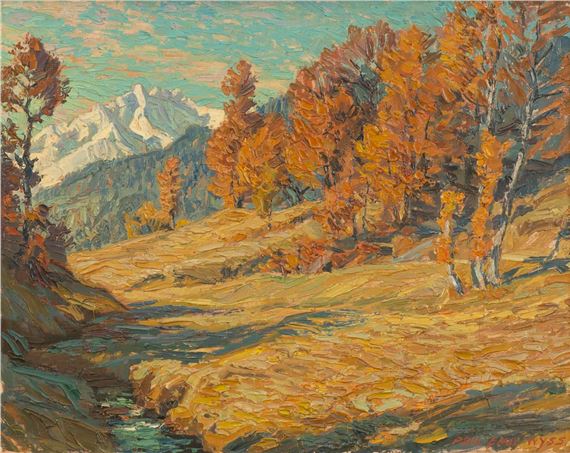 Paul Emil Weiss | Montagne à l'automne | Compare similar artworks ...