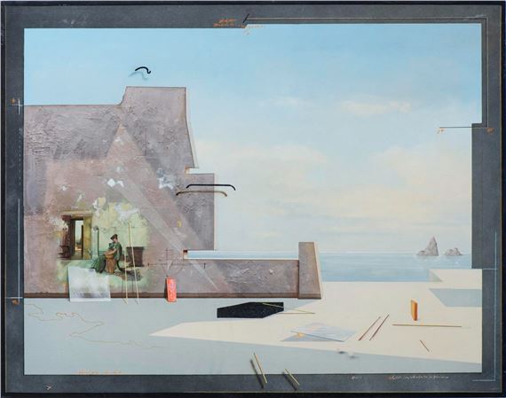 Andrea Vizzini | Maison sur le bord de mer | MutualArt