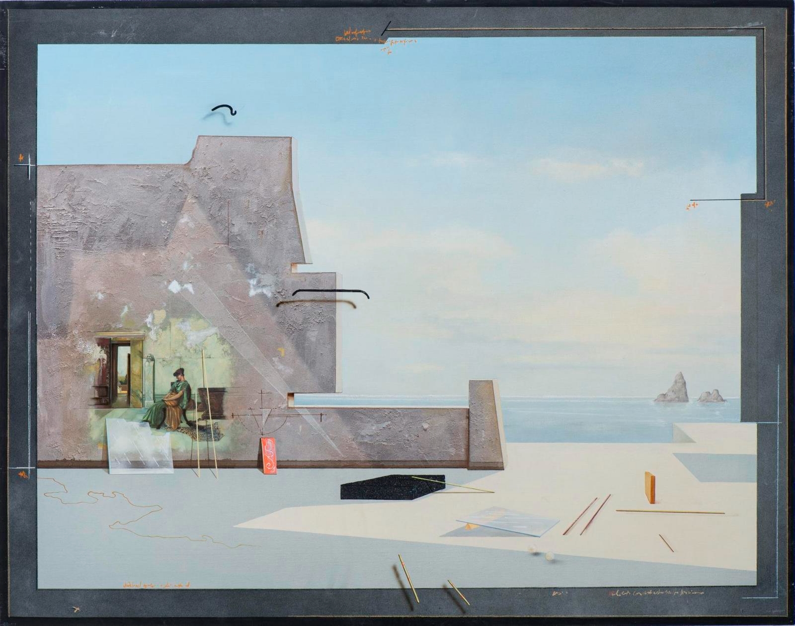 Andrea Vizzini | Maison sur le bord de mer | MutualArt