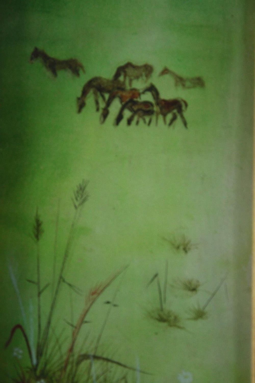 H. Donets | A pair of storks and grazing cattle | MutualArt
