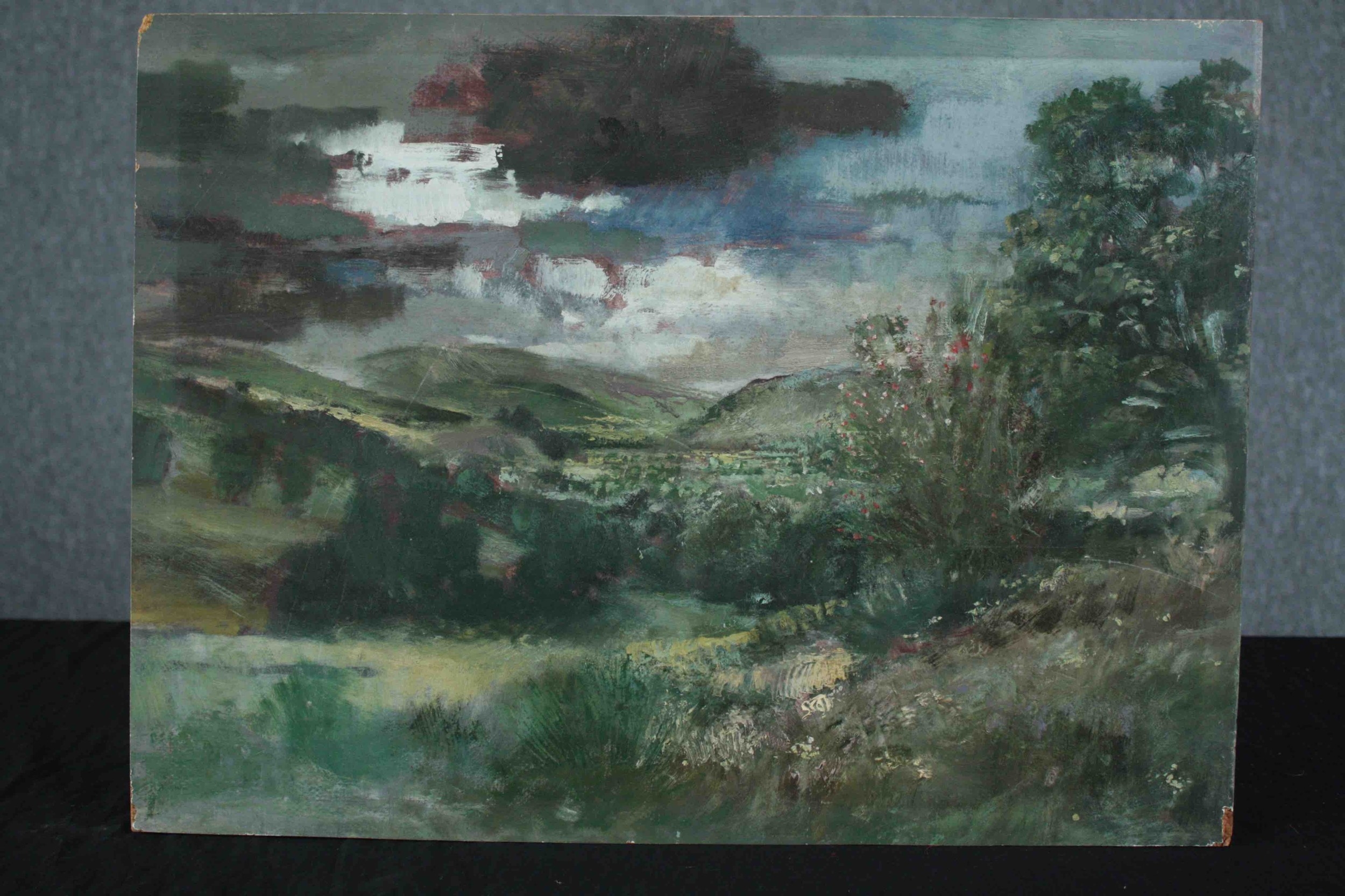 Josephine Haswell Miller | Landscape and what appears to be an ...