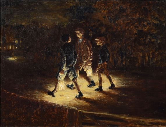 Fred Wilde | Going to Choir Practice | MutualArt