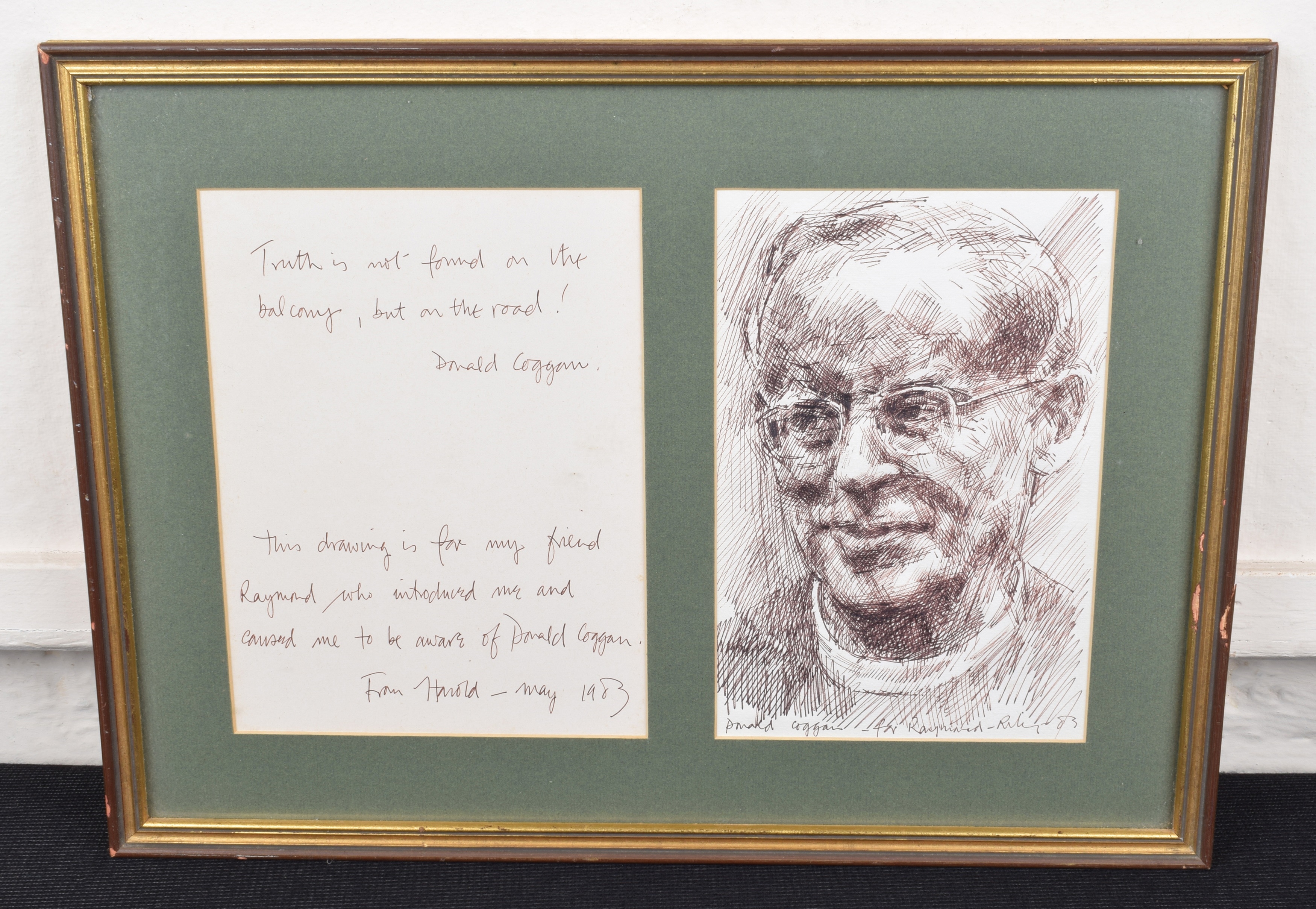 Harold Riley | Portrait of Donald Coggan | MutualArt