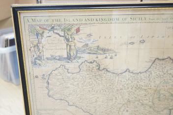 John Senex | hand coloured map of the Island and Kingdom of Sicily ...