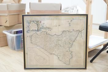 John Senex | hand coloured map of the Island and Kingdom of Sicily ...