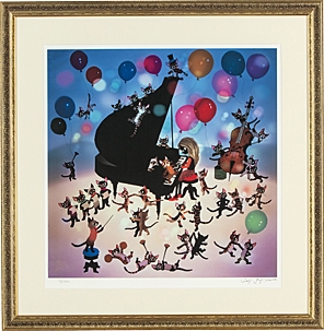 Seiji Fujishiro | Cat and girl's concert | MutualArt
