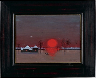 Shinichi Saito | Red sun village from ECHIGO GOZE DIARY WINTER TRAVEL ...