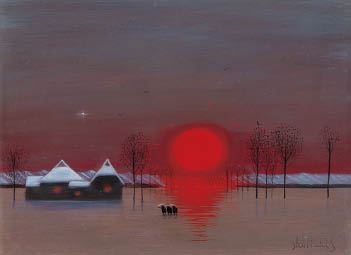 Shinichi Saito | Red sun village from ECHIGO GOZE DIARY WINTER TRAVEL ...