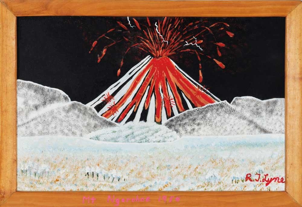 Richard Lyne | Mt Ngauruhoe 1950 (1950) | MutualArt