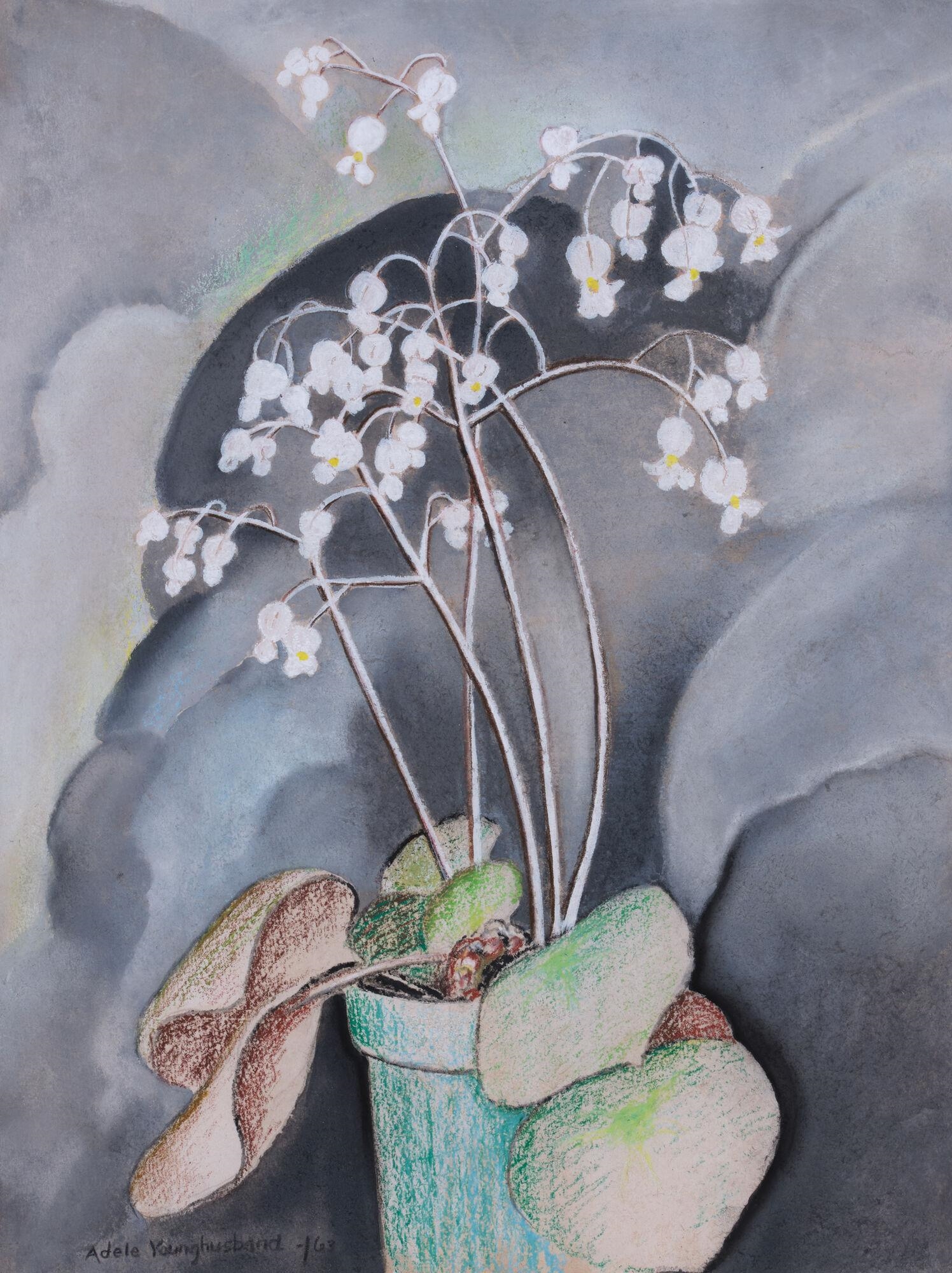 Adele Younghusband | Begonia Still Life (1963) | MutualArt