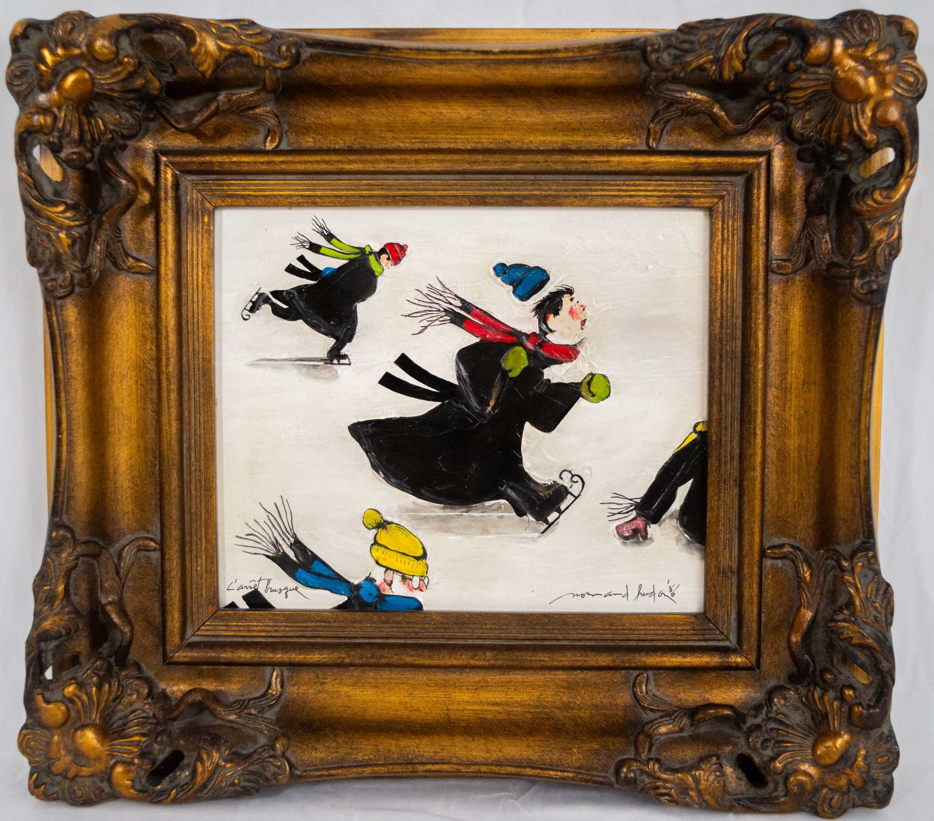 Normand Hudon | L'arrêt brusque (1986) (1986) | MutualArt