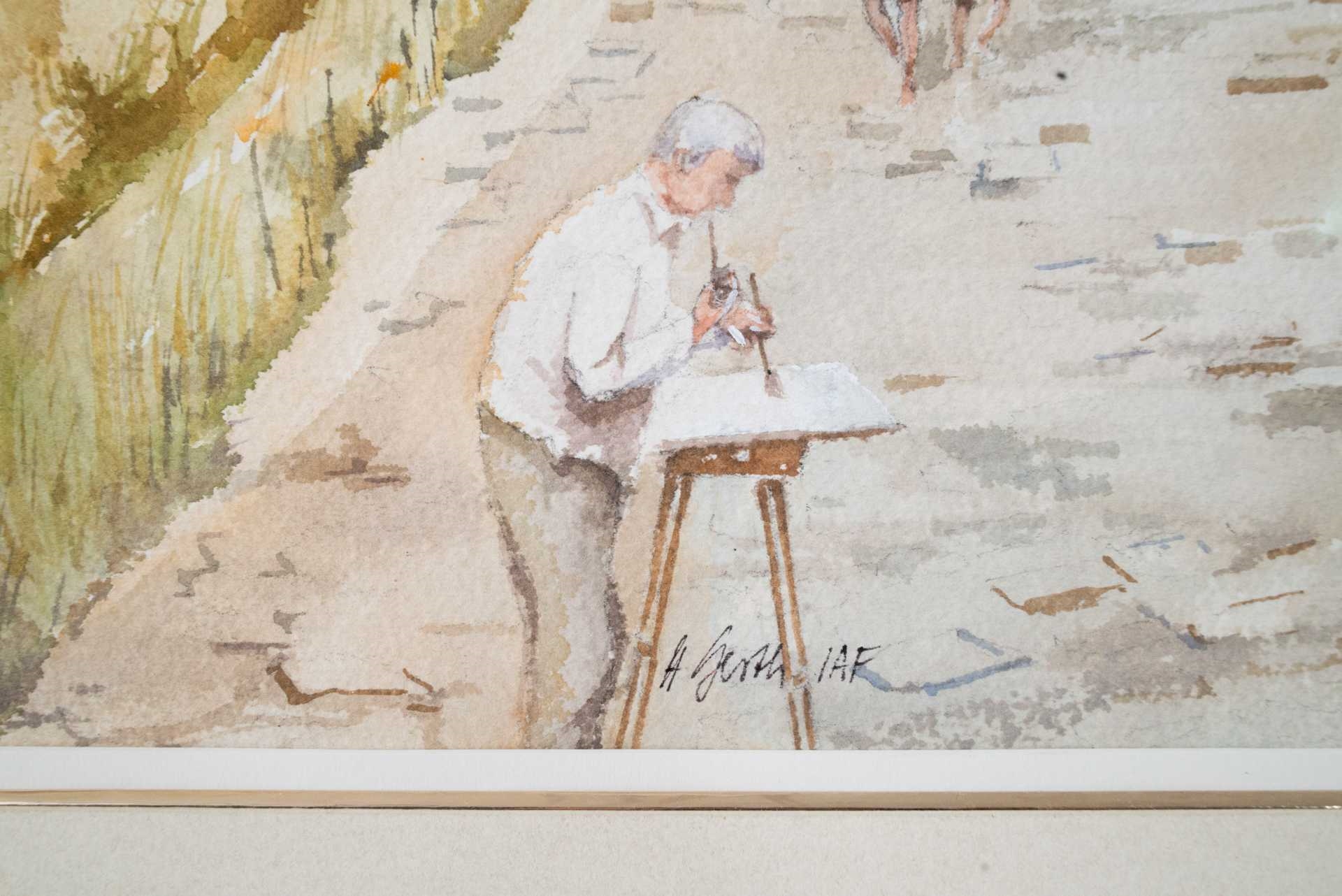 Helmut Gerth | Village avec enfants | MutualArt