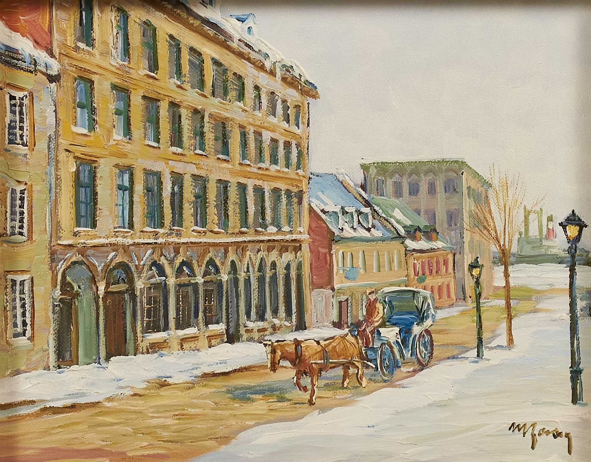 Marcel Ravary | Place Jacques-Cartier | MutualArt