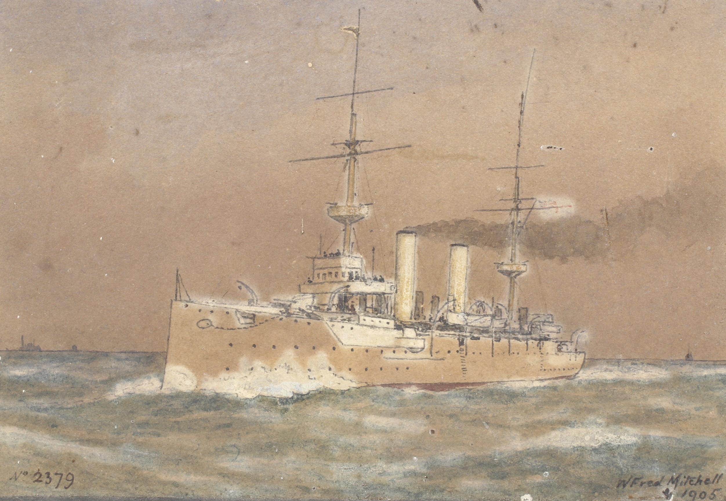William Frederick Mitchell | Marine School/ship portrait. (1905 ...