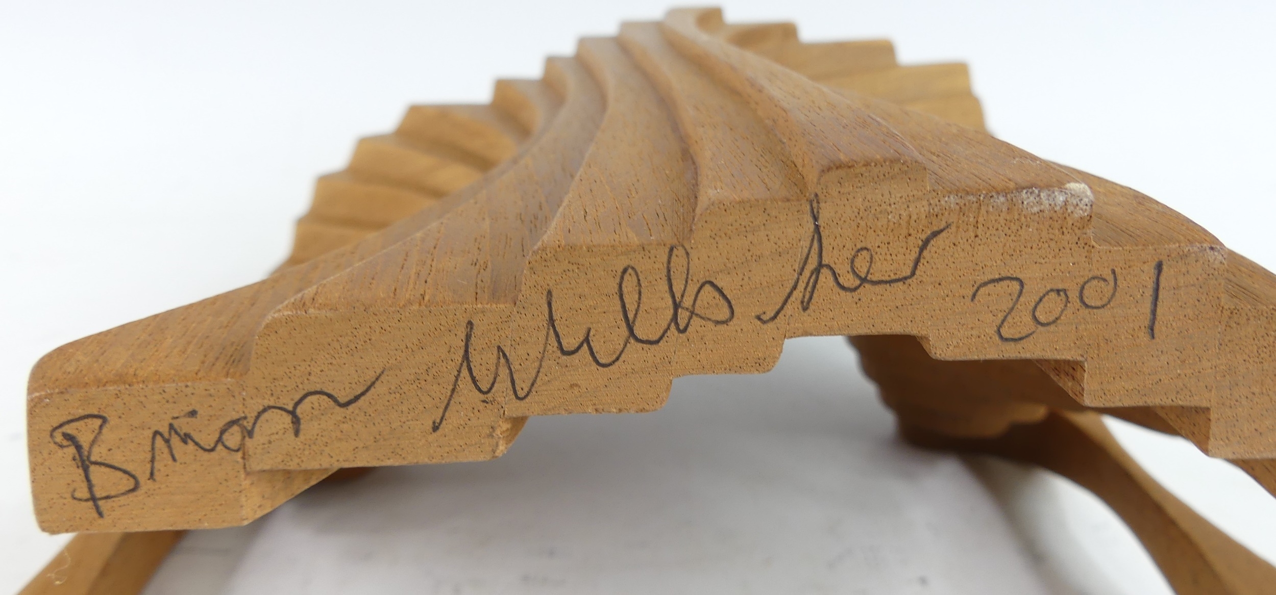 Brian Willsher | - a linear form wood sculpture (2001) | MutualArt