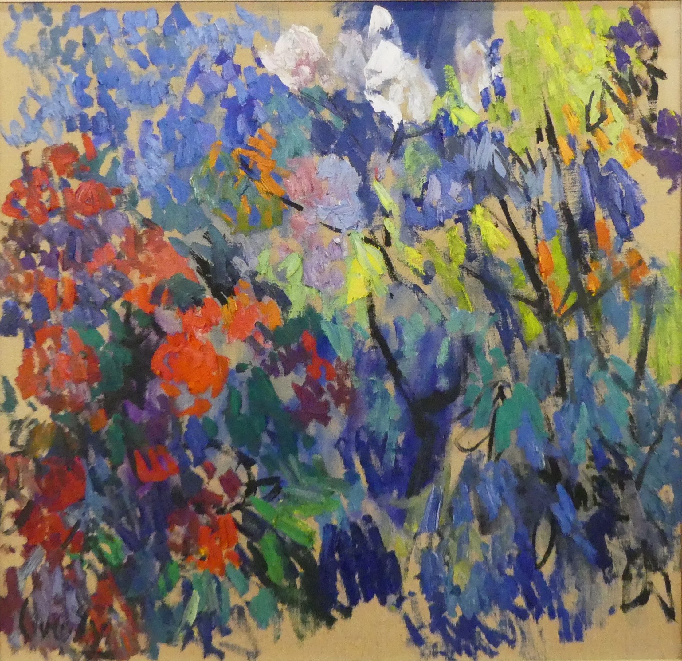 John Livesey | - Abstract study of flowers | MutualArt