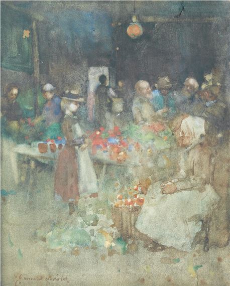 James Watterson Herald | Flower market | MutualArt