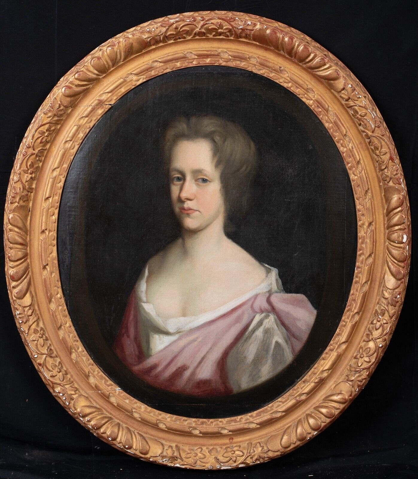 British School, 17th Century | Portrait of Mary Harvey, aged 24, three ...