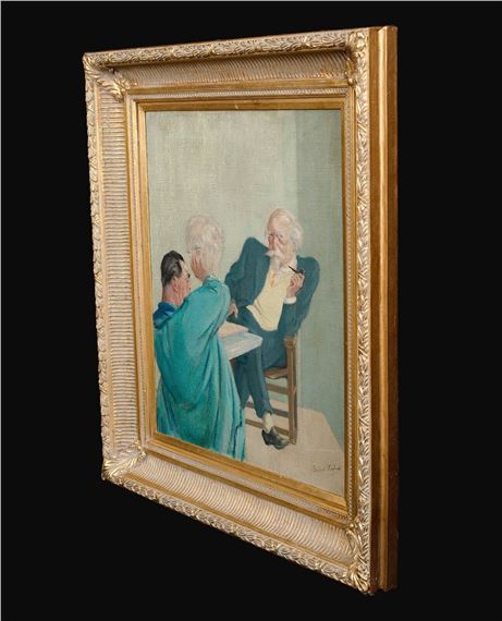 Augustus Edwin John | PORTRAIT OF BARNEY SEALE SCULPTING AUGUSTUS JOHN ...