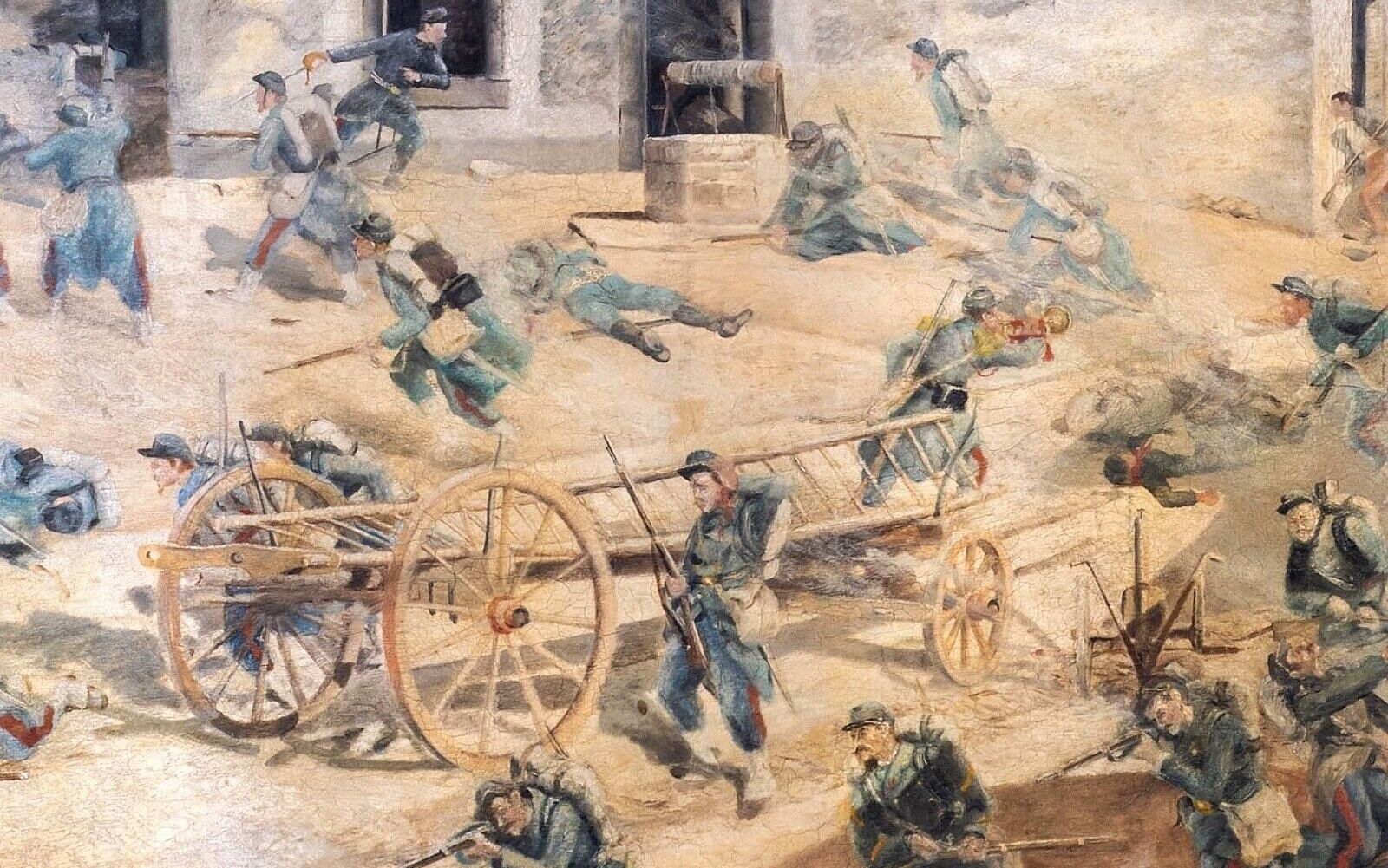 Gustav Mathieu | FRANCO-PRUSSIAN WAR BATTLE OF GAVELOTTE (19th Century ...