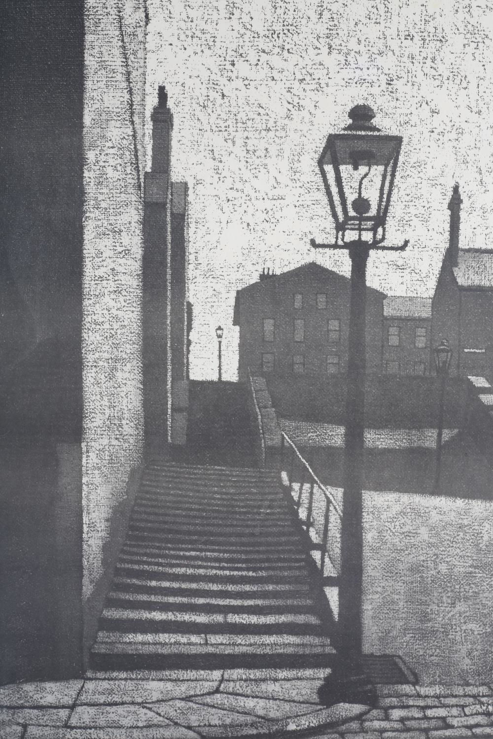 Stuart Walton | Street lamp and steps | MutualArt