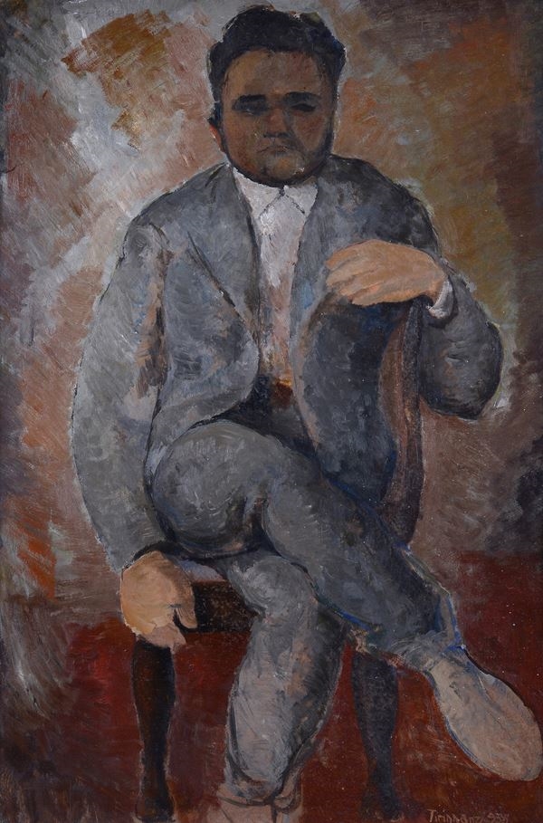Nino Tirinnanzi | Portrait of Alfredo Righi, 1955 (1955) | MutualArt
