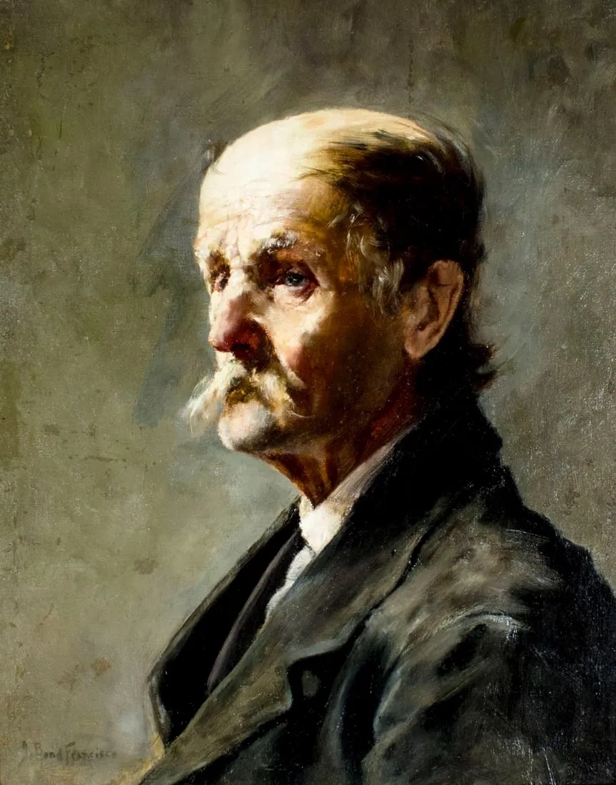 John Bond Francisco | Portrait of Old Man (Circa 1888) | MutualArt