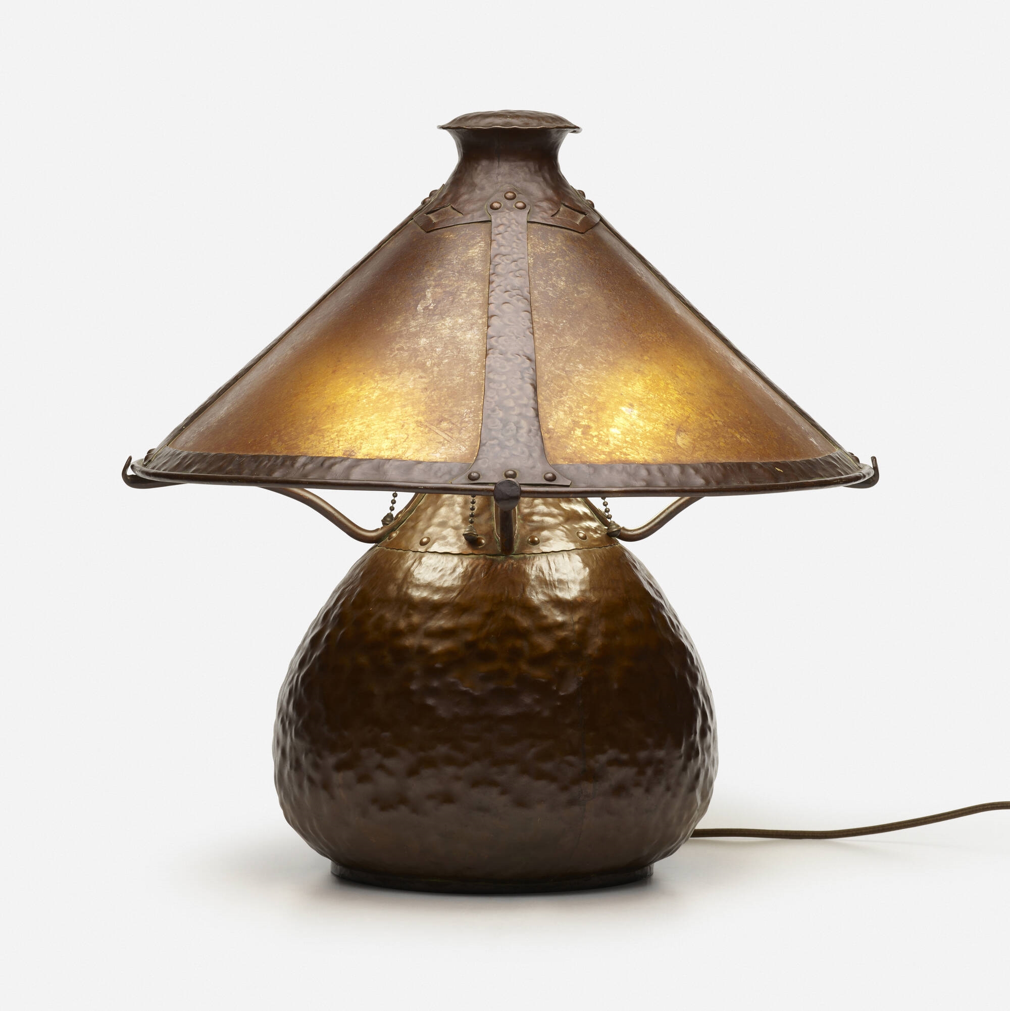 Dirk Van Erp | Rare and Early Warty table lamp | MutualArt