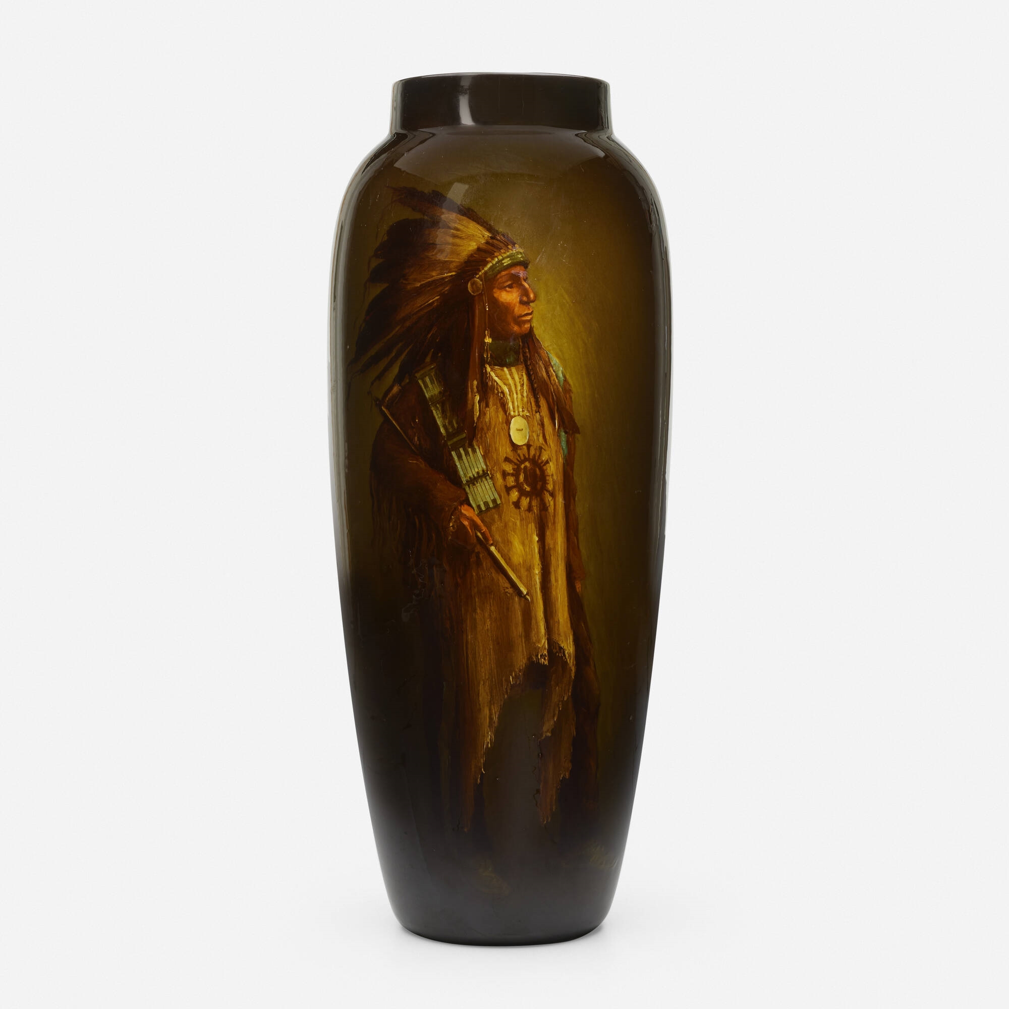 Matt A. Daly | Big Horn Bear (Standard Glaze Native American portrait ...