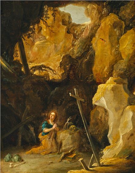 David Teniers the Younger | The Penitent Magdalen in a grotto (1610 ...