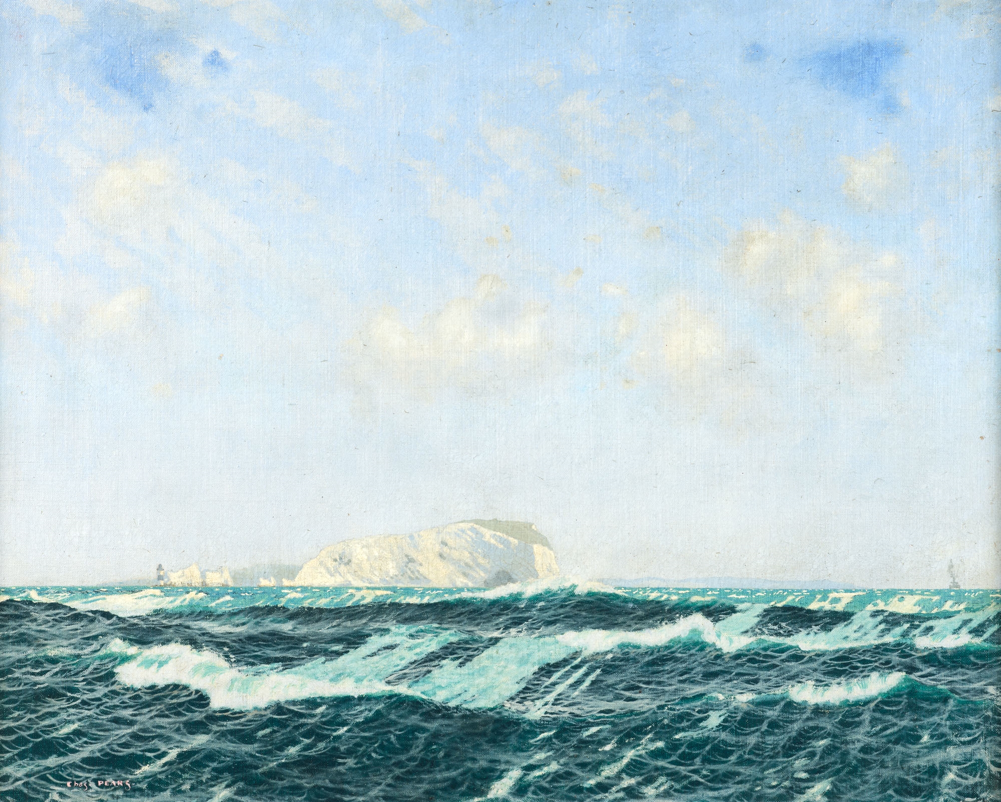 Charles Pears | A Gale off the Isle of Wight | MutualArt