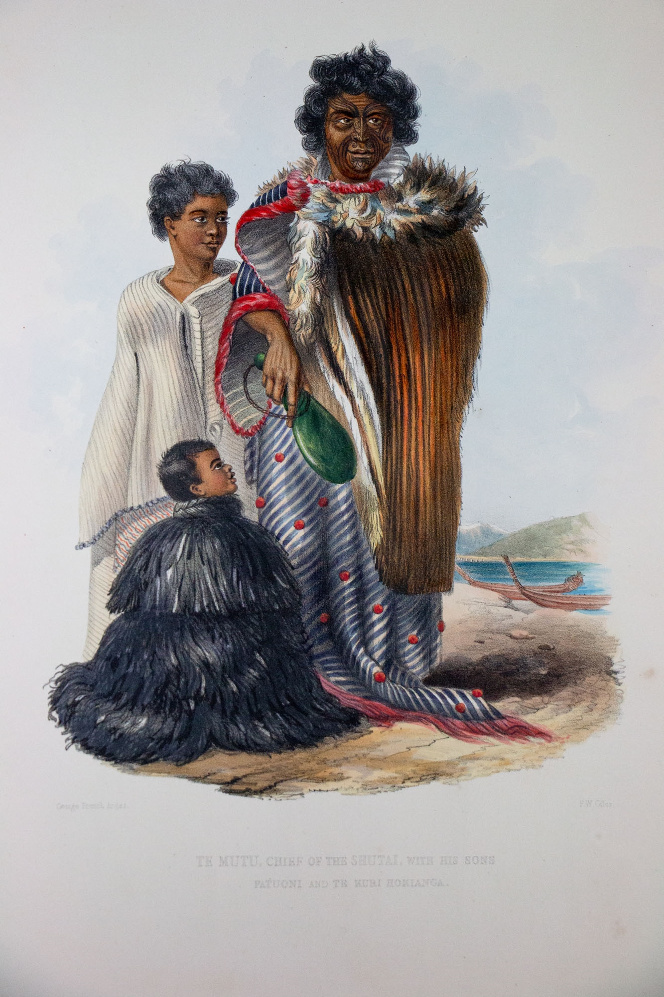 George French Angas | The New Zealanders Illustrated | MutualArt