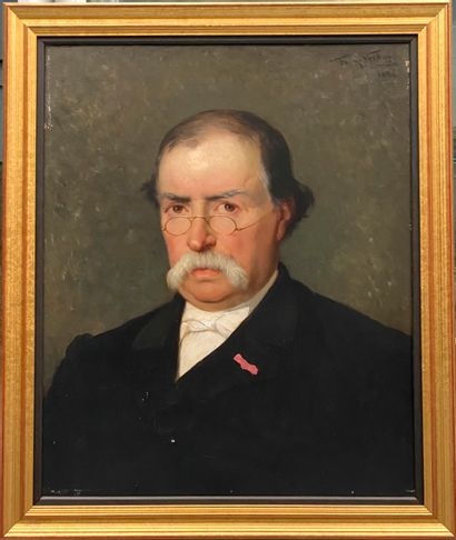 Franz Verhas | Portrait d’homme (1886) | MutualArt